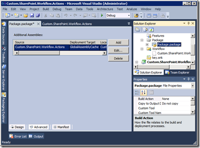Create custom workflow action in SharePoint 2010 | SharePoint share some points